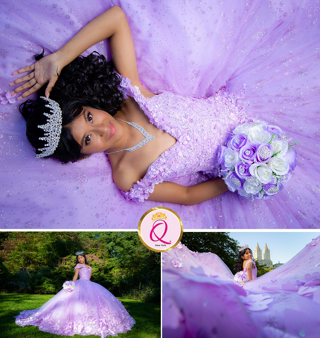 Nathali's Sweet 15 photo shoot in Central Park NY